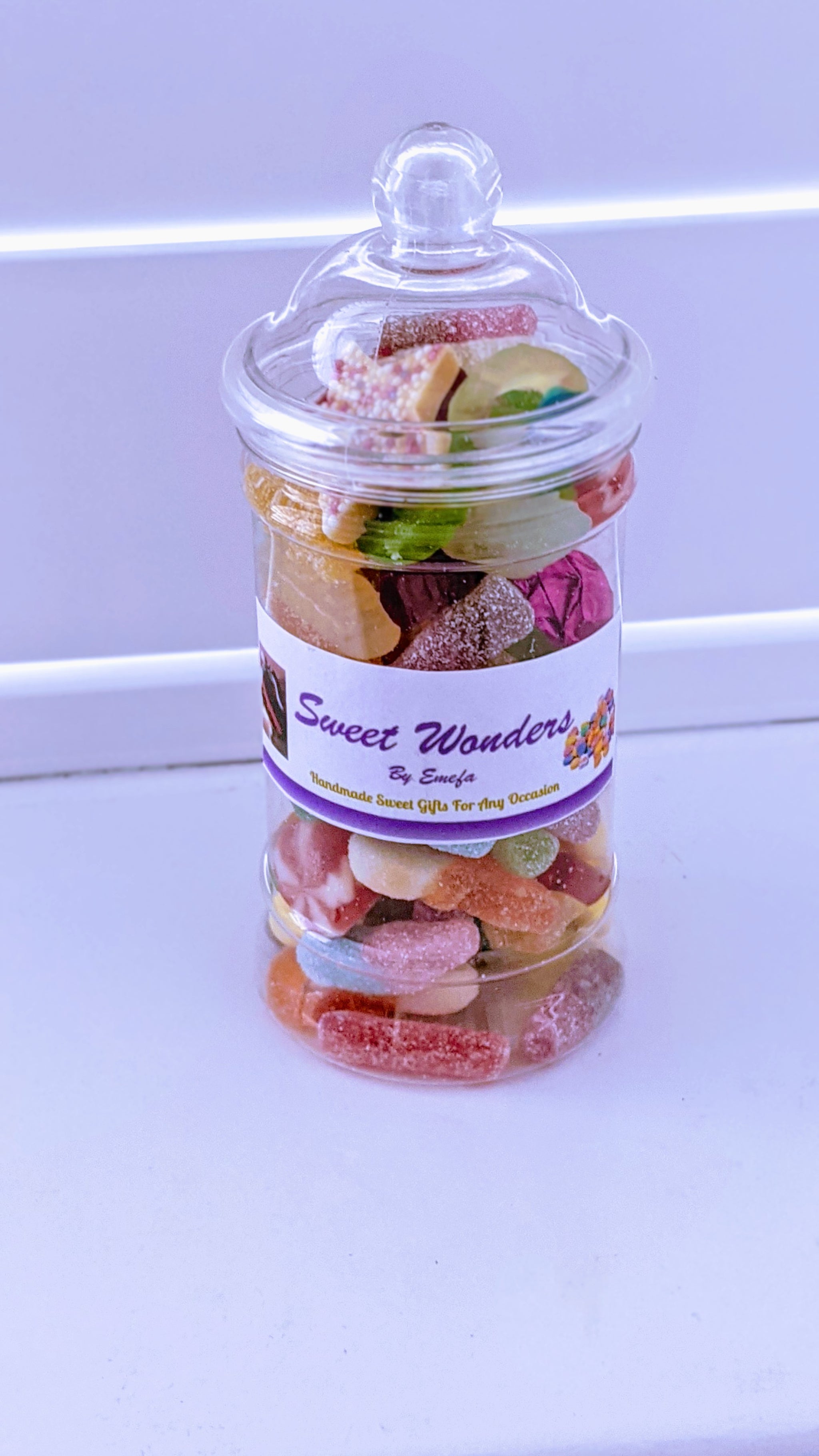 Personalised| Small Sweet Jars| Best in UK – Sweet Wonders By Emefa